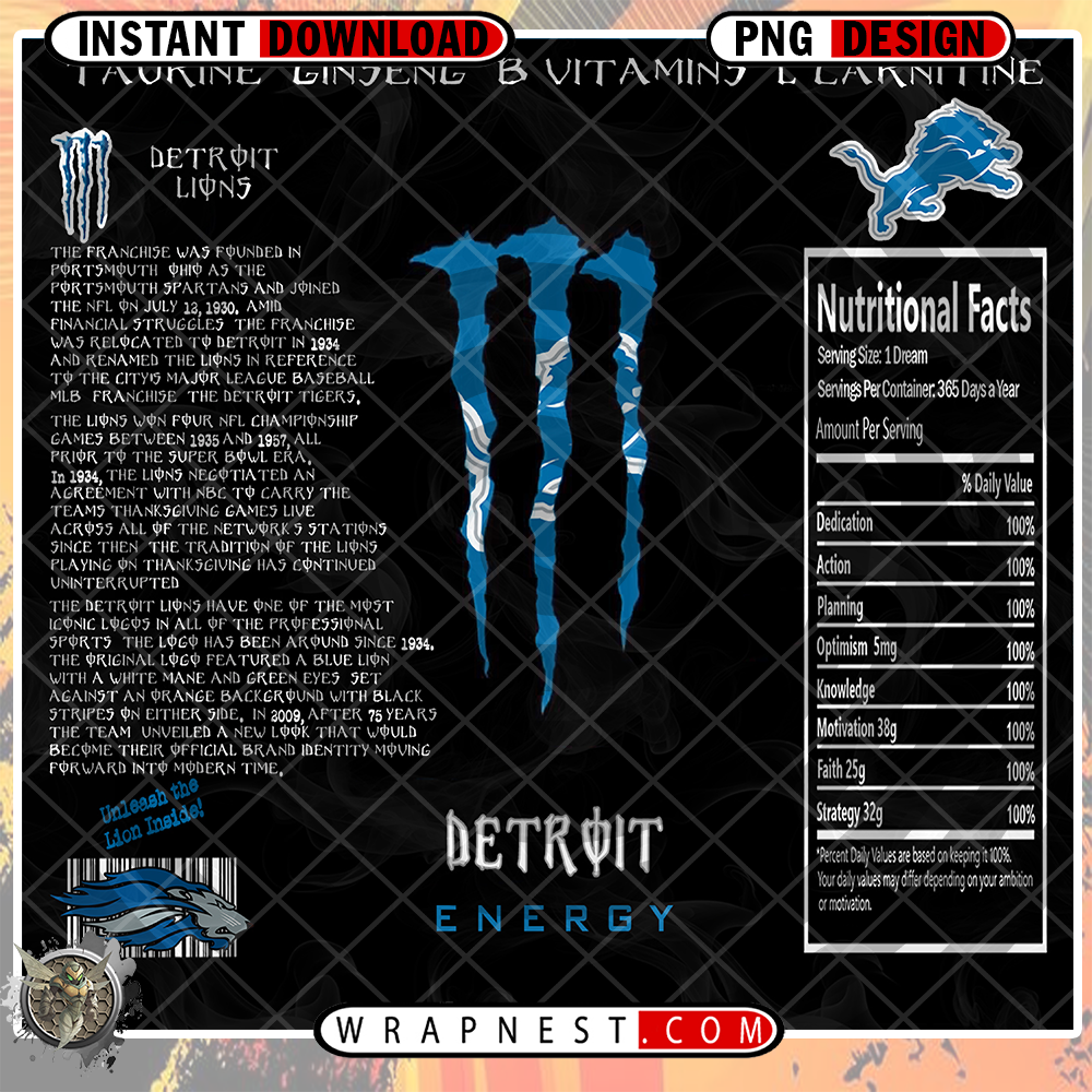 LIONS MONSTER ENERGY – Wrapnest